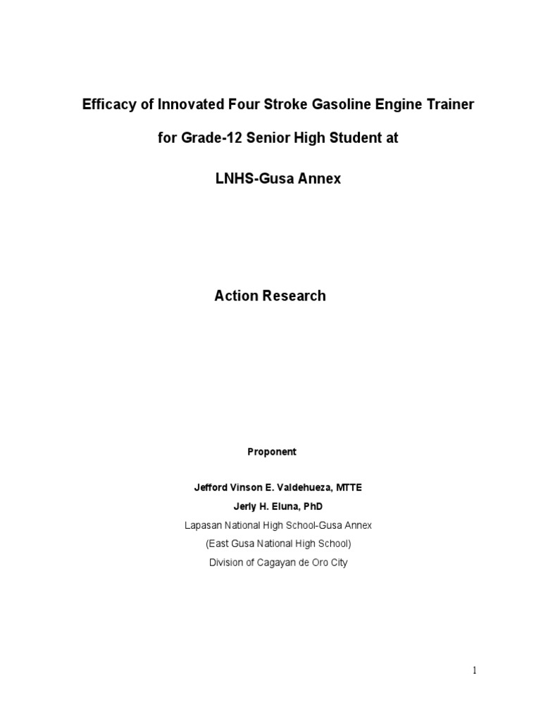 Action Research.1 | PDF | Teaching Method | Learning