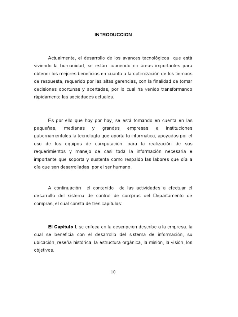 Informe de Compras Desarrollo | PDF | Lenguaje de modelado unificado ...