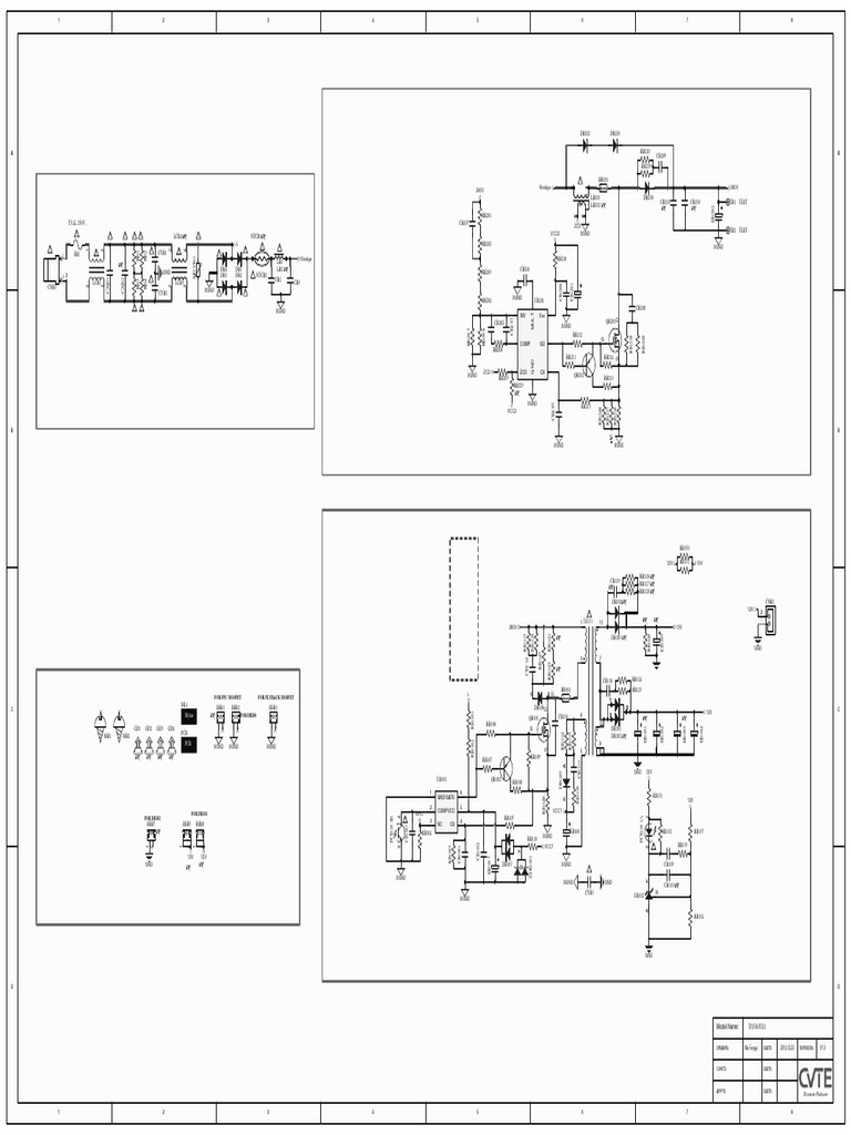 Umc tp.s506.pc821 Main SCH | PDF