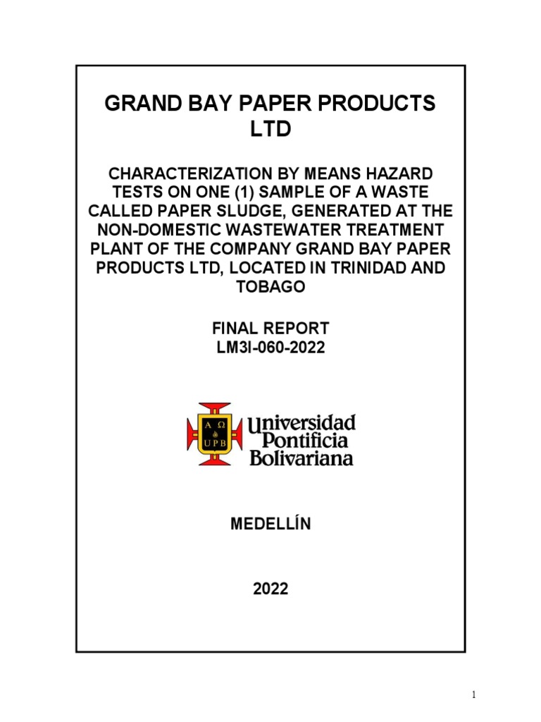 Sludge Report | PDF | Corrosion | Cadmium