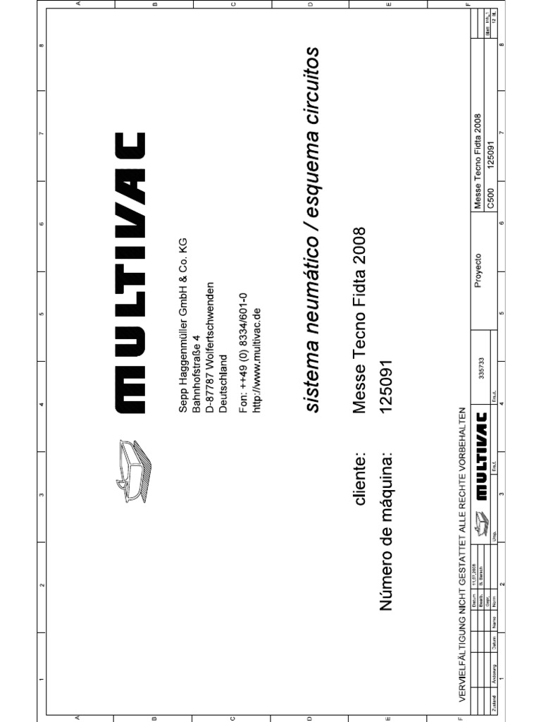 Plano Eletroneumatico C500 MC06 k65 | PDF