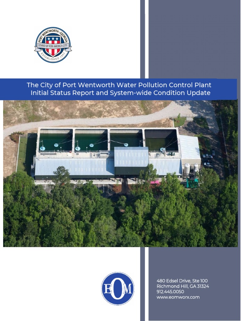 EOM PW System-Wide Condition Update | PDF | Sewage Treatment | Chemistry