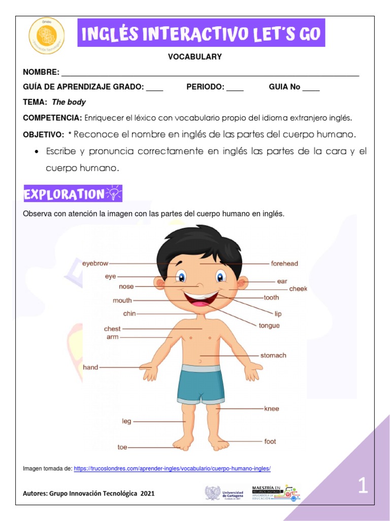 Guide The Body | PDF | Idioma en Inglés | Comunicación