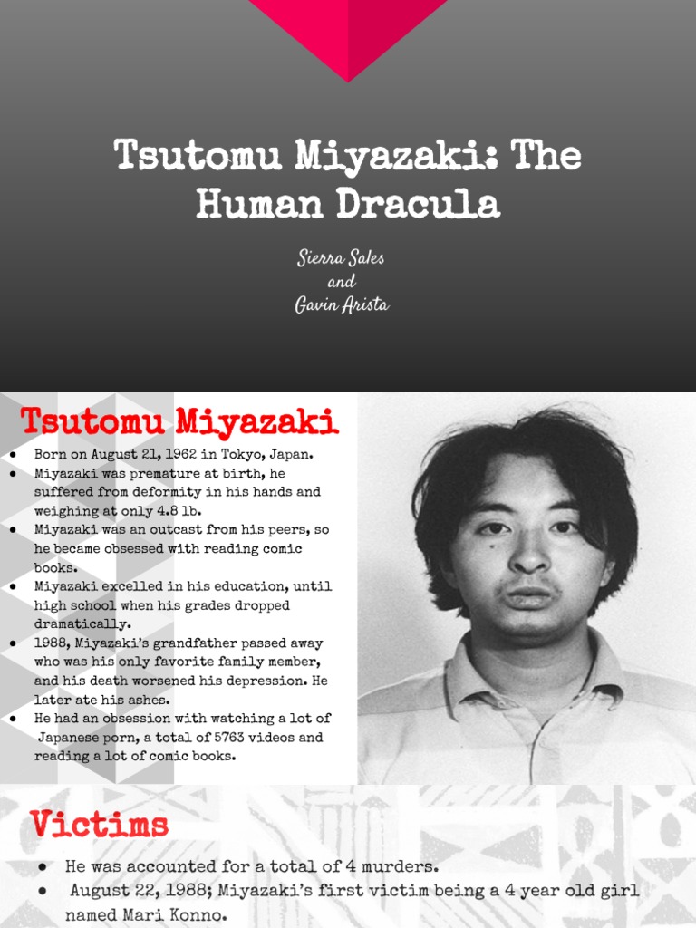 Tsutomu Miyazaki - The Human Dracula | PDF | Murder | Crimes