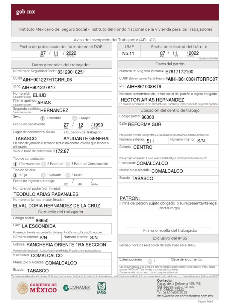 AFIL-02 Eliud 1 | PDF | Certificado de nacimiento AFIL-02 Eliud 1 | PDF | Certificado de nacimiento