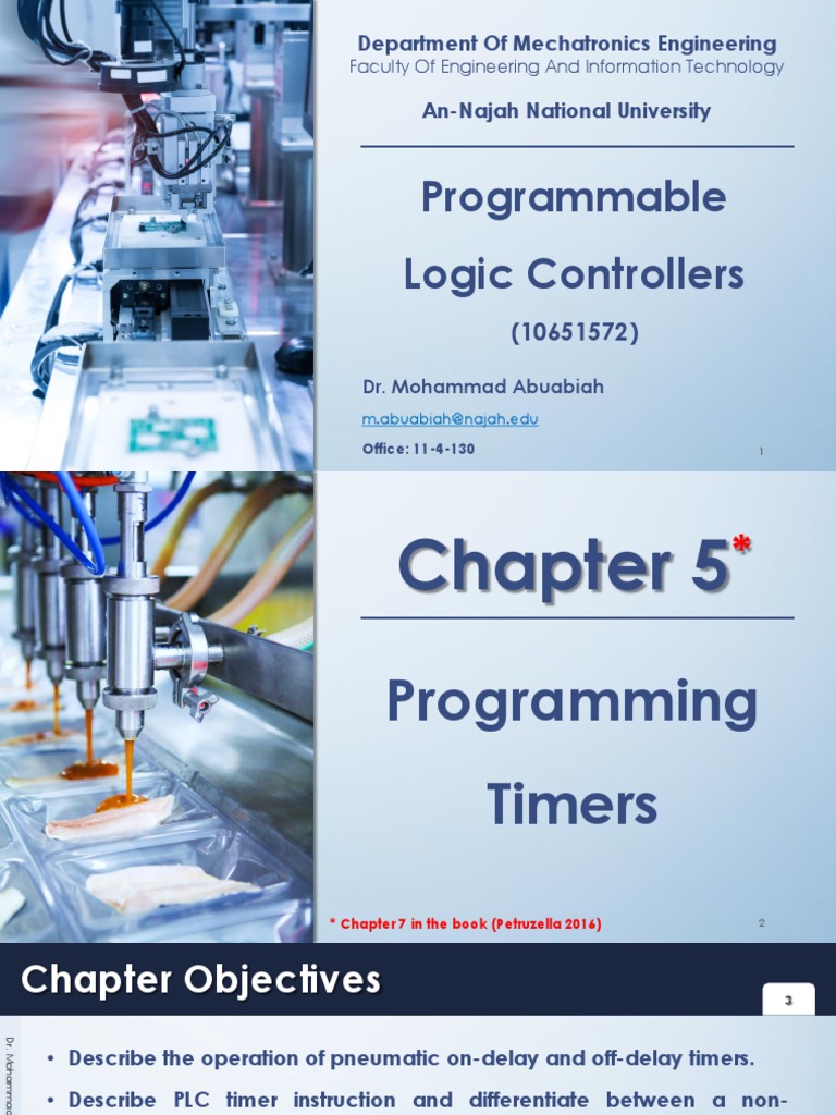 Chapter 5 Programming Timers Pdf Relay Programmable Logic Controller