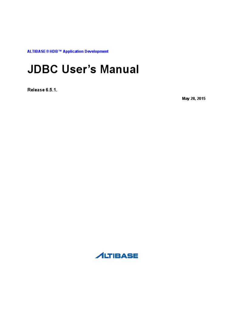 HDB 6.5.1 JDBC Eng | PDF | Databases | Software Engineering