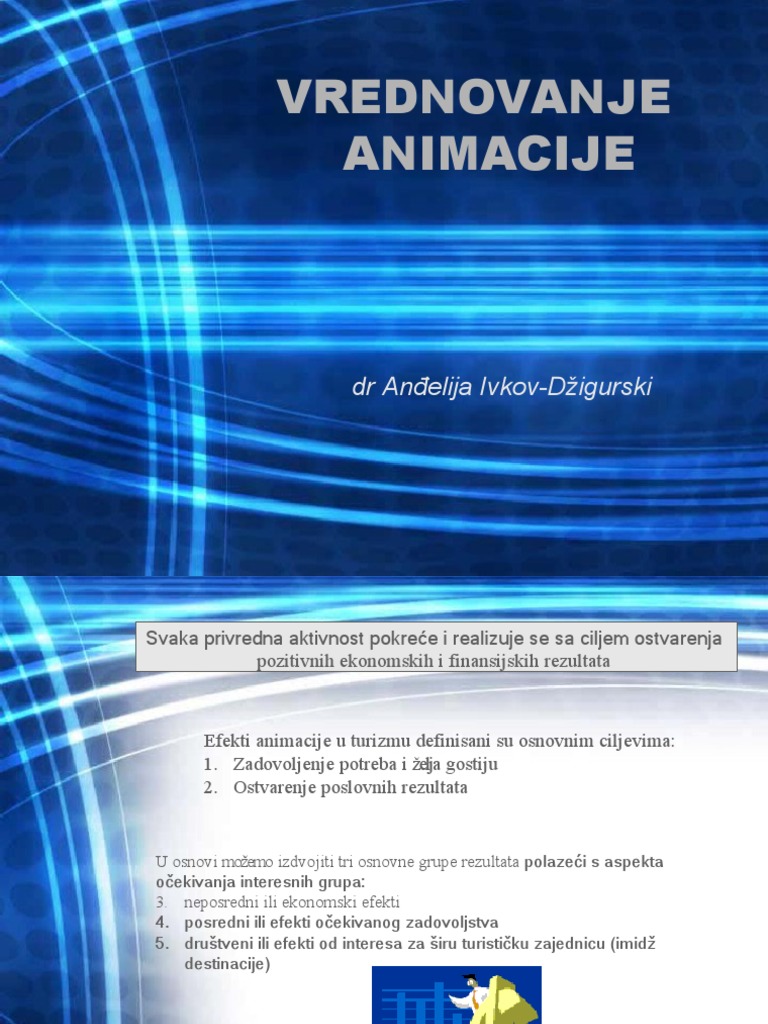X - Vrednovanje Animacije | PDF
