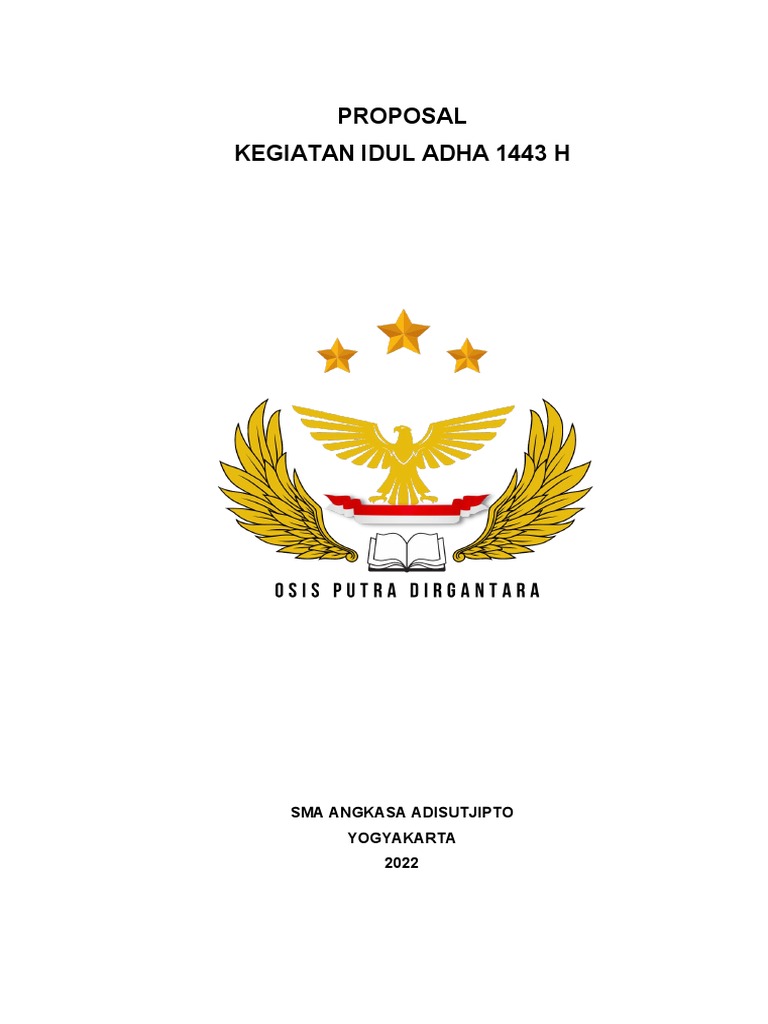 PROPOSAL Hari Raya Idul Adha 1443 H | PDF