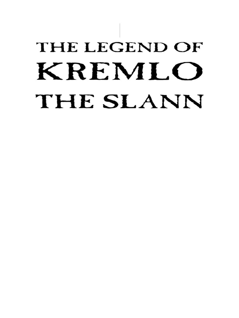 Legend of Kremlo The Slann 1 | PDF