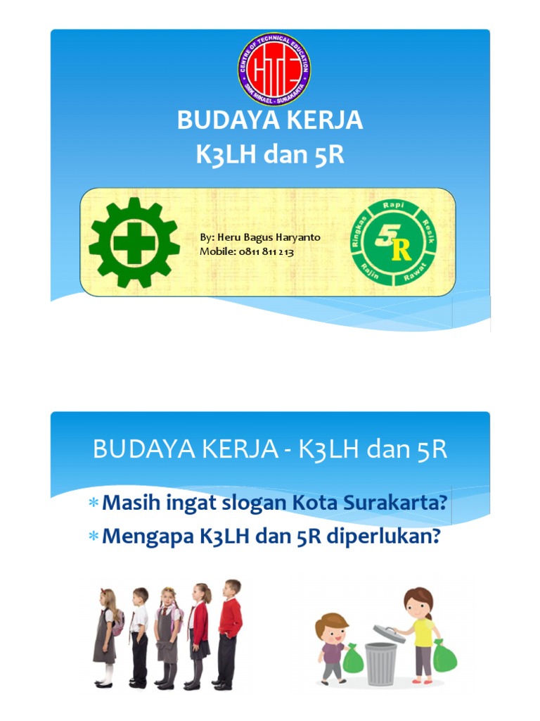 Budaya Kerja Dan 5r | PDF