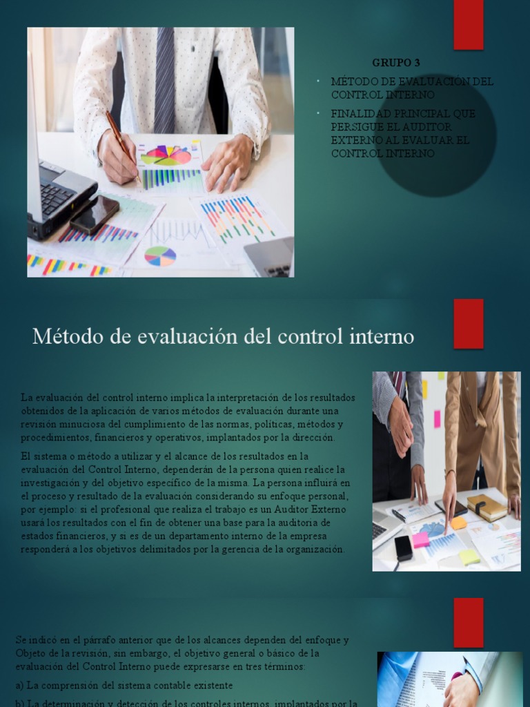 Metodo y Evaluacion Del Control Interno | PDF | Auditoría | Evaluación