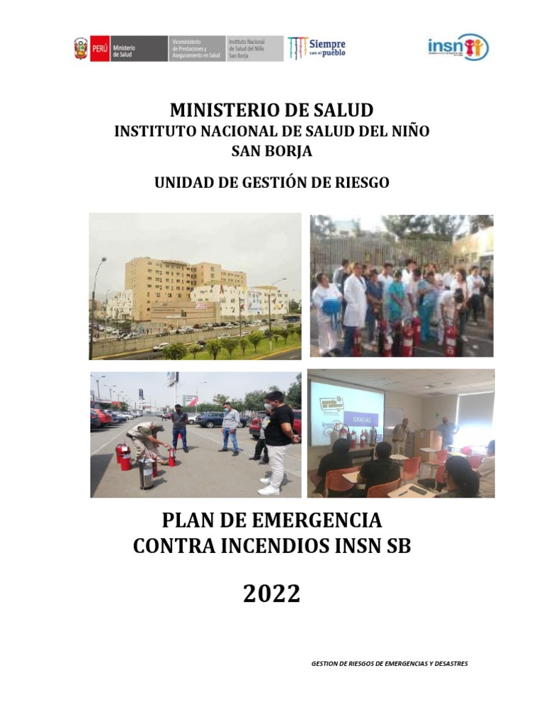 Plan de Emergencia Contra Incendios | PDF | Riesgo | Protección contra ...