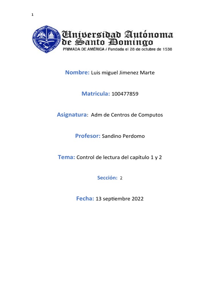 Nombre: Matricula: Asignatura Profesor: Tema | PDF | Planificación ...