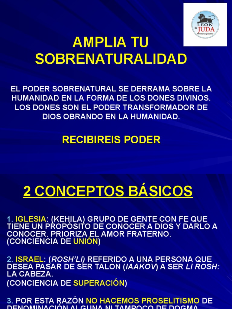 Dones Divinos y Su Impacto | PDF | Fe | Cristo (título)