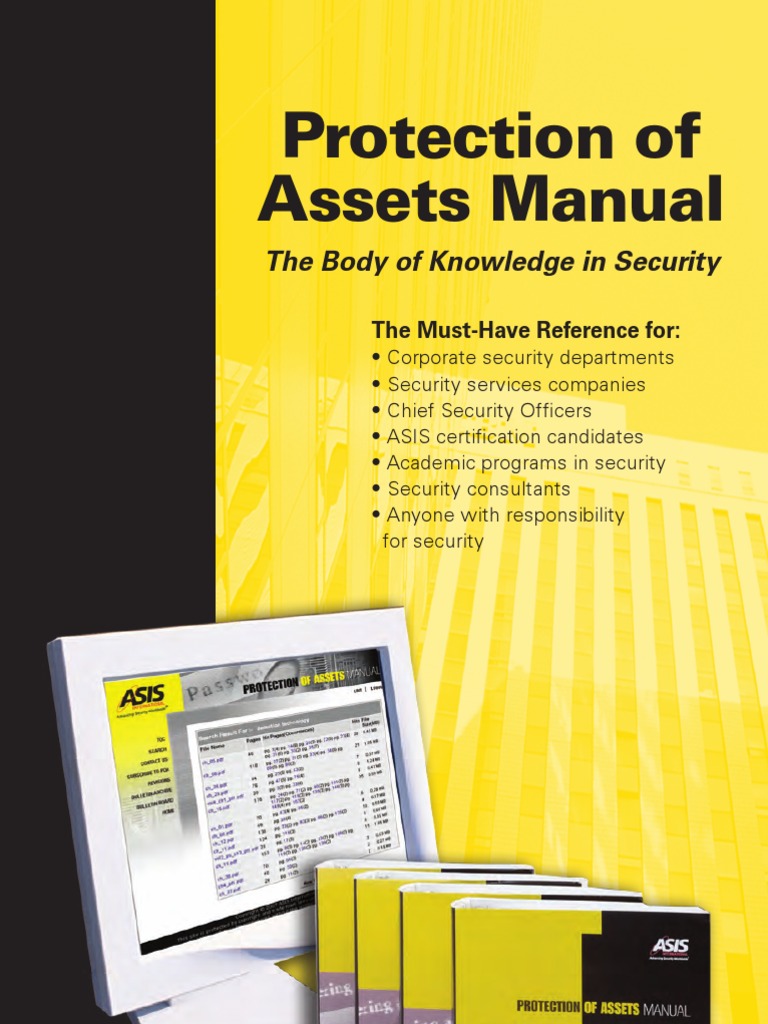 Protection of Assets Manual: The Body of Knowledge in Security | PDF ...