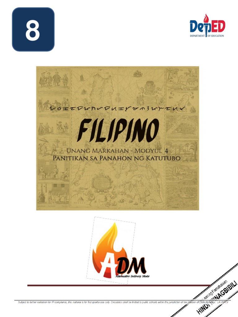 Filipino 8 Q1 Module 4 | PDF