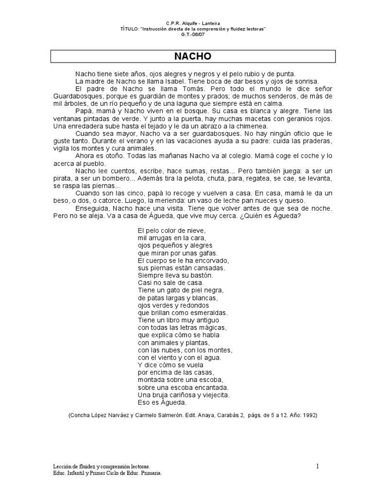 Nacho | PDF