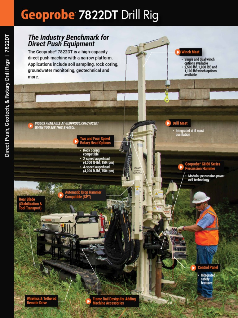 Geoprobe 7822DT 5-24-2022 | PDF | Pump | Drill