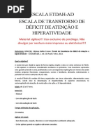 Resumo - Escala Bdefs | PDF