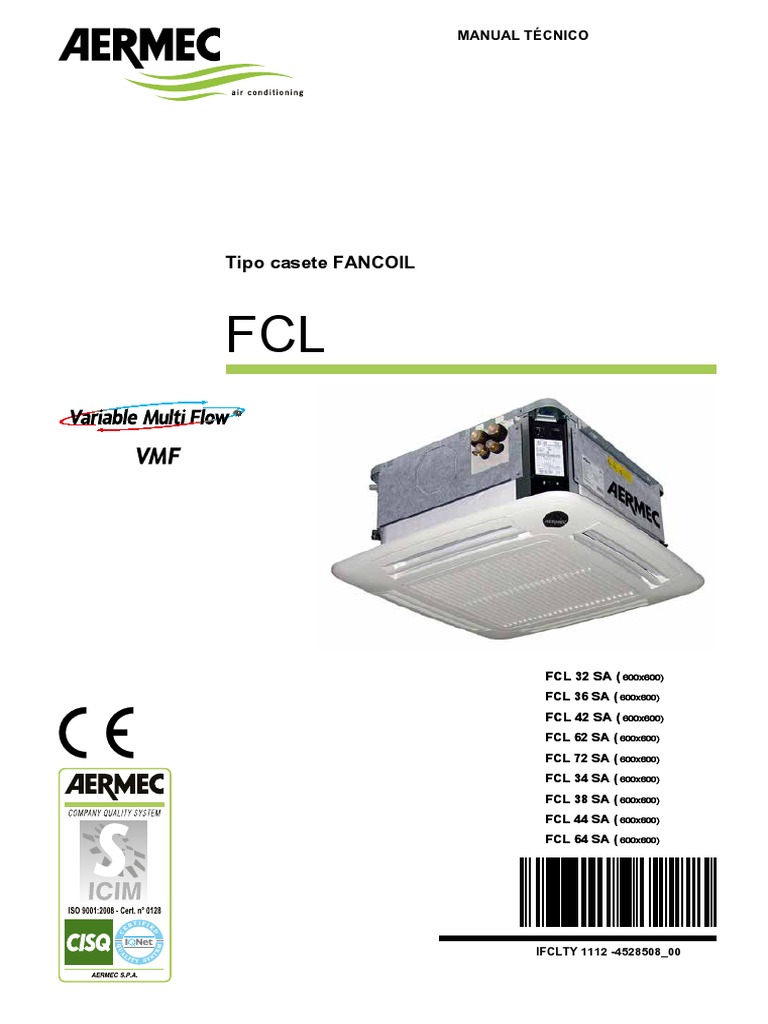 Manual Mantenimiento - FCL | PDF | Termostato | Tubo vacío
