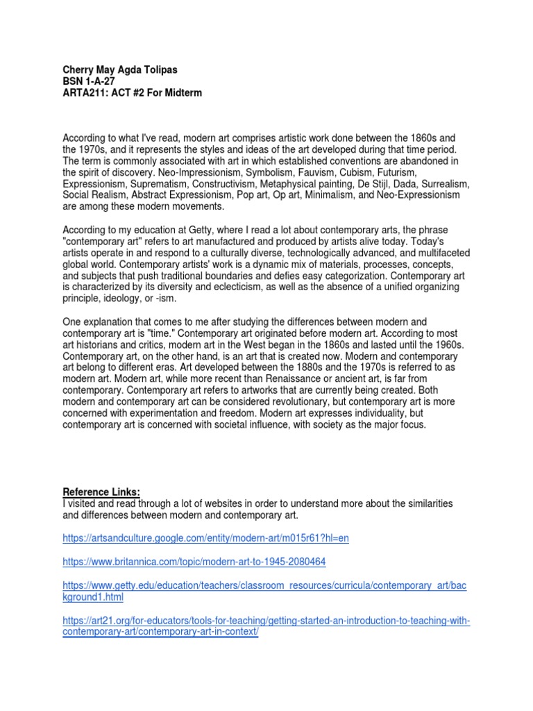 Arta Guide | PDF | Modern Art | Contemporary Art