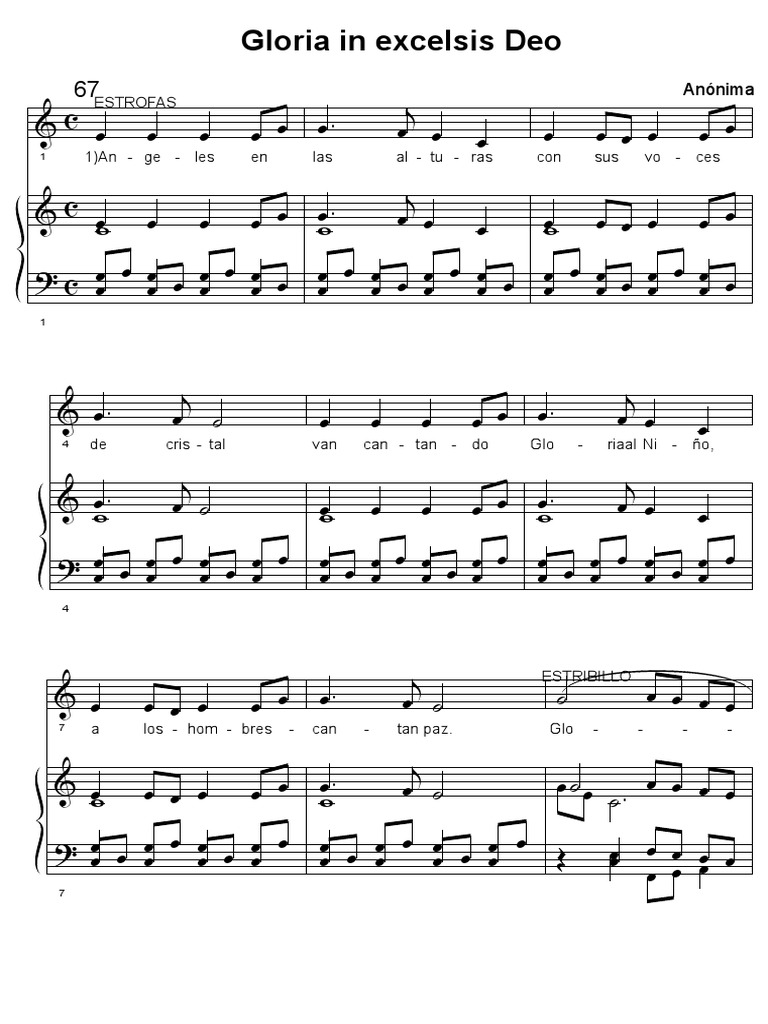 Gloria in Excelsis Deo | PDF