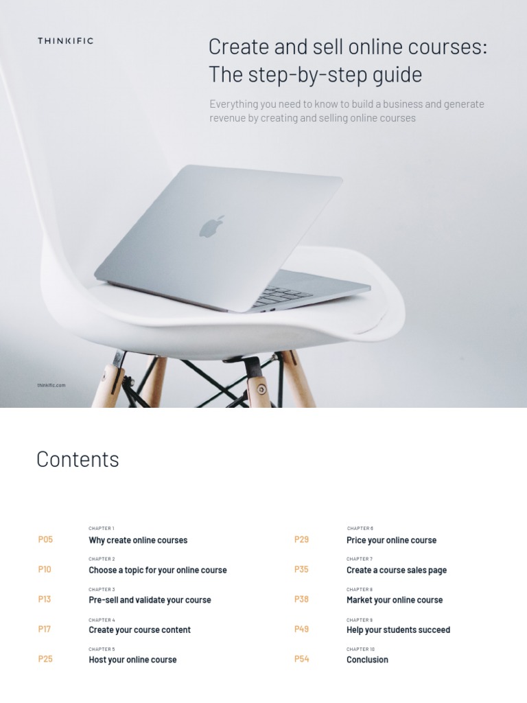 Create and Sell Online Courses Guide | PDF | Educational Technology ...