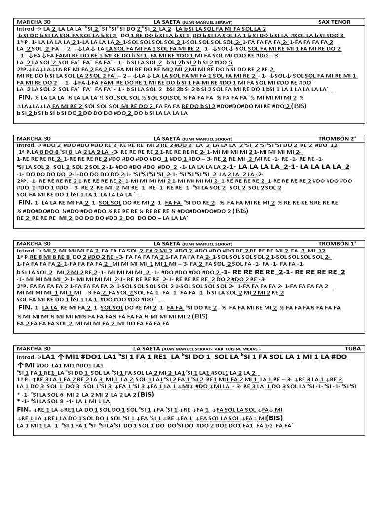 La pasión de La Saeta | PDF | Orquestas | Grupos de musica clasica