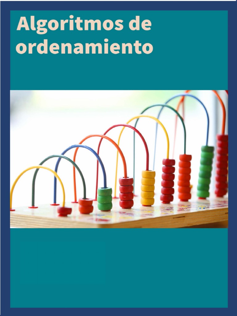 Algoritmos De Ordenamiento Descargar Gratis Pdf Algoritmos Ingeniería De Software