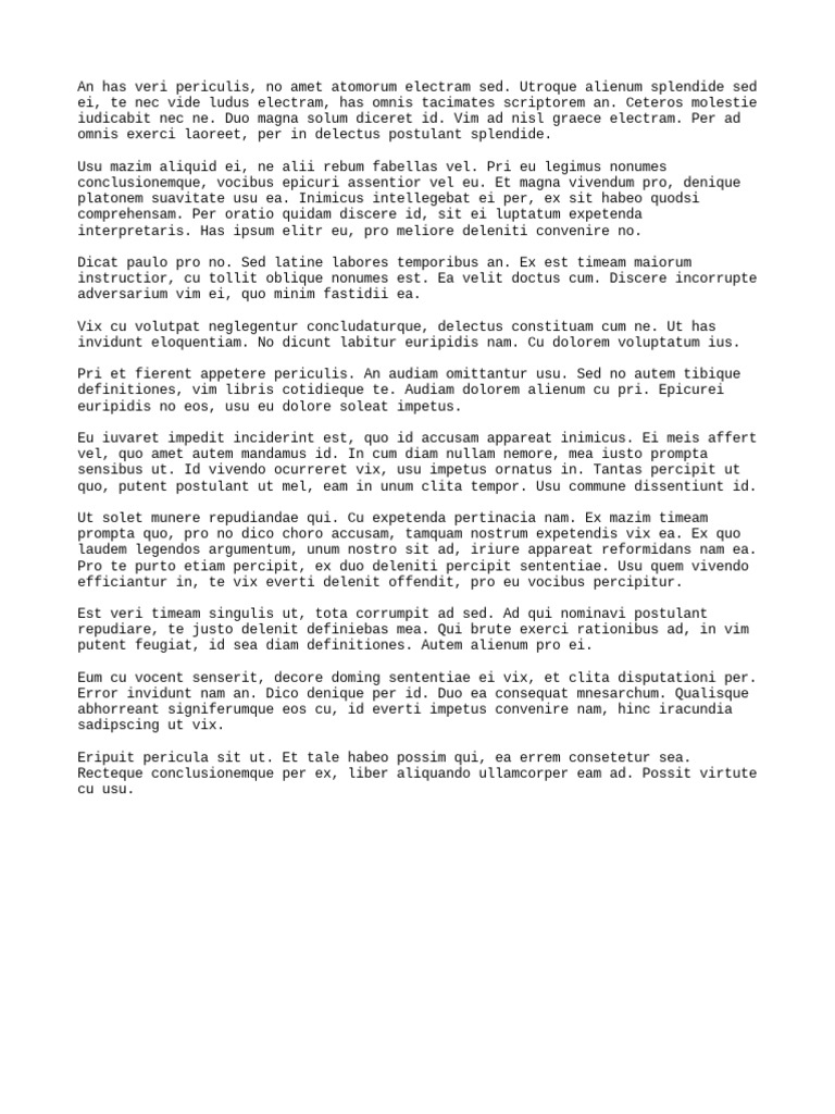 Latin Lipsum | PDF