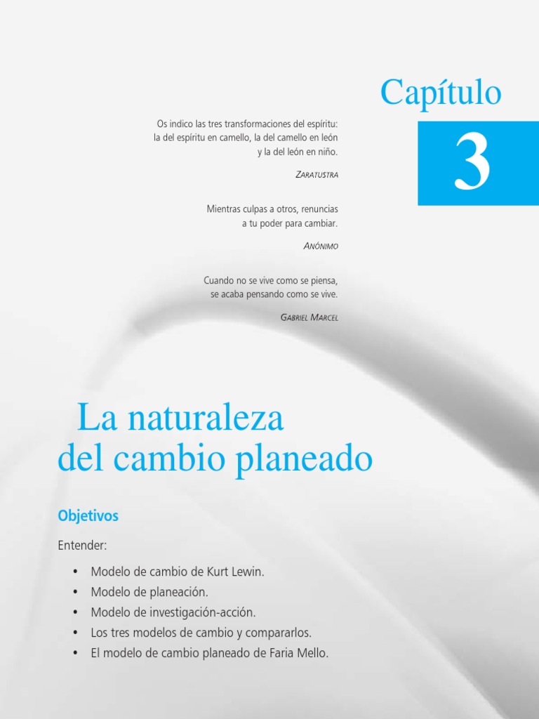 Modelo de Cambio de Kurt Lewin | PDF