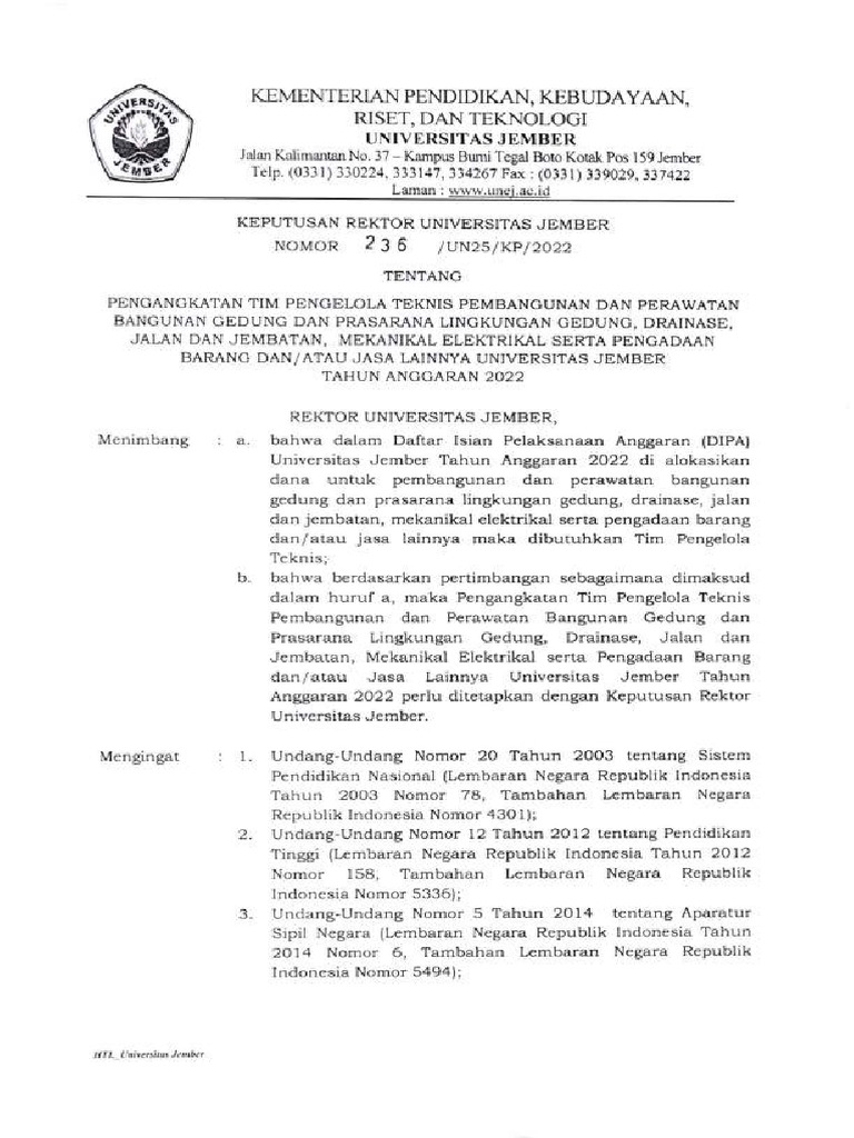 SK Tim Teknis | PDF | Sains & Matematika