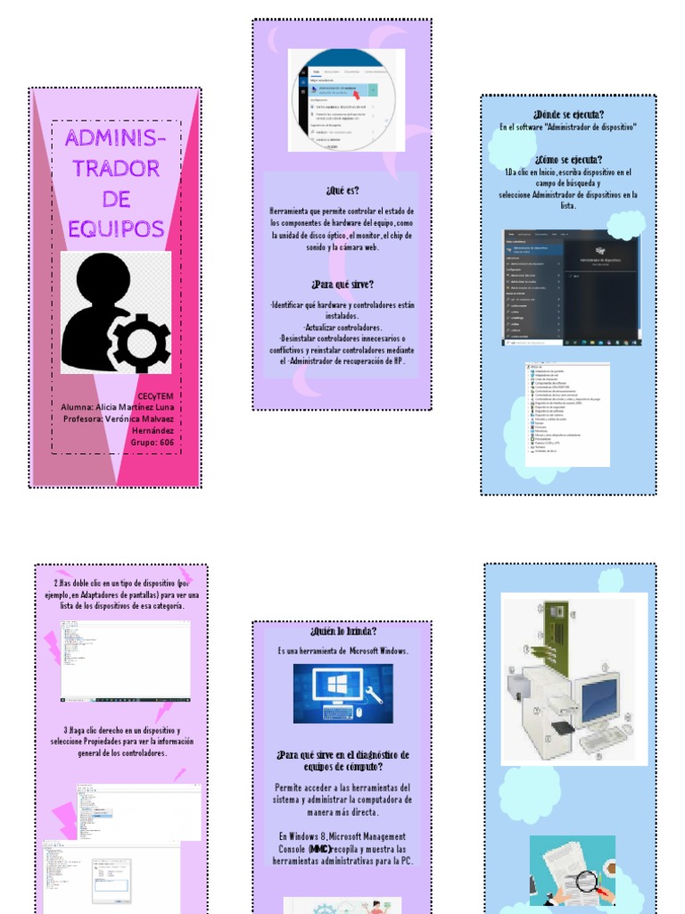 Triptico | PDF | Hardware de la computadora | Informática