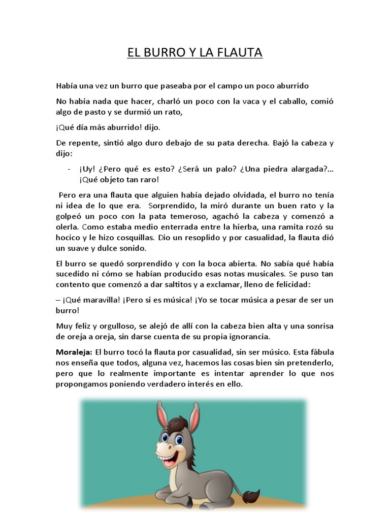 El Burro y La Flauta | PDF