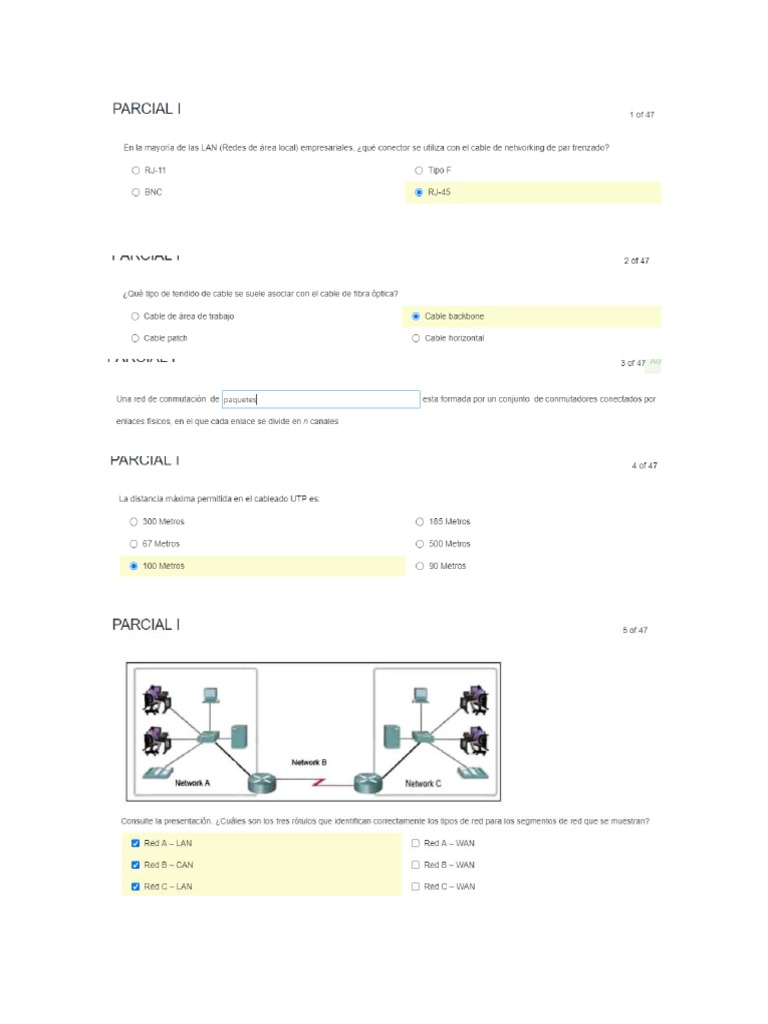 Parcial 1. Telemática | PDF