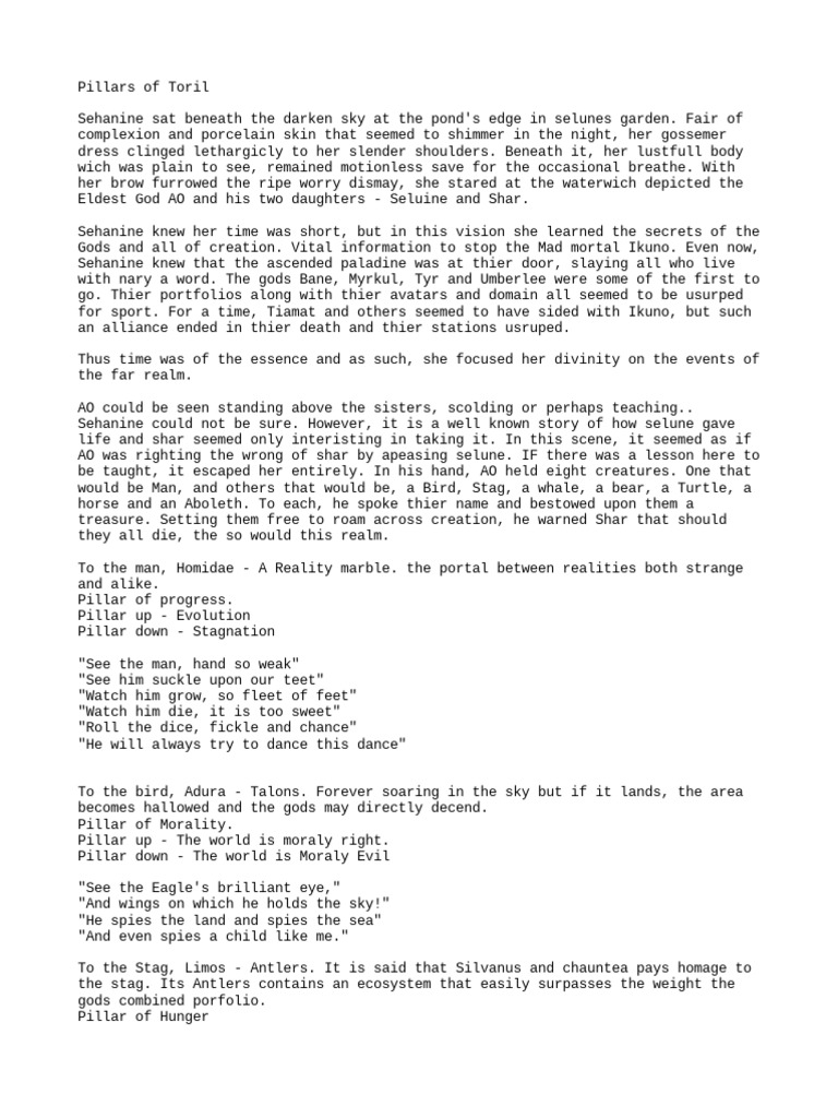 Raising The Pillars | PDF | Forgotten Realms