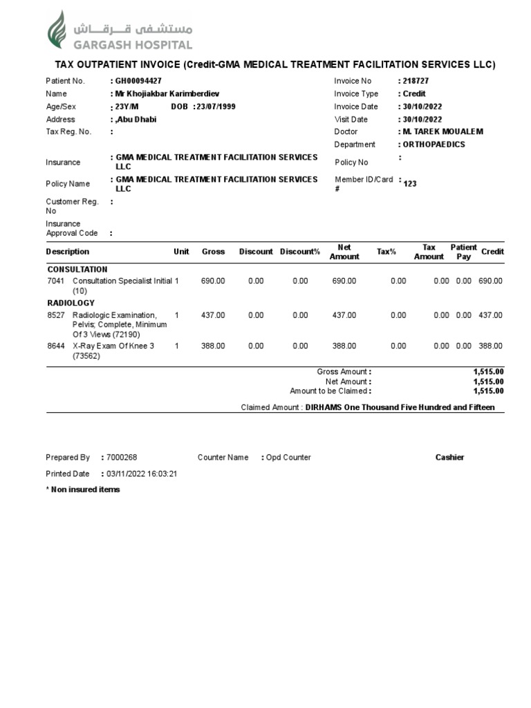 Invoice Gh00094427 | PDF | Invoice | Medicine