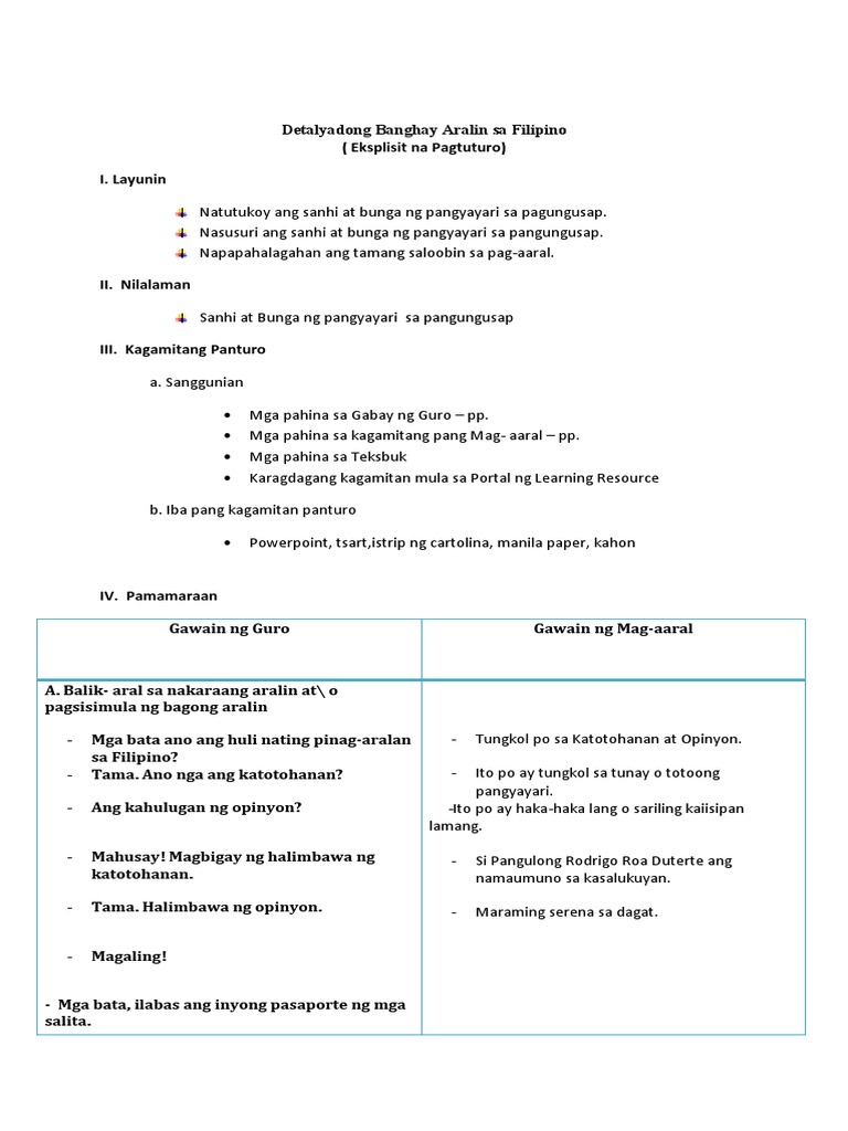 Pagtukoy NG Sanhi at Bunga | PDF