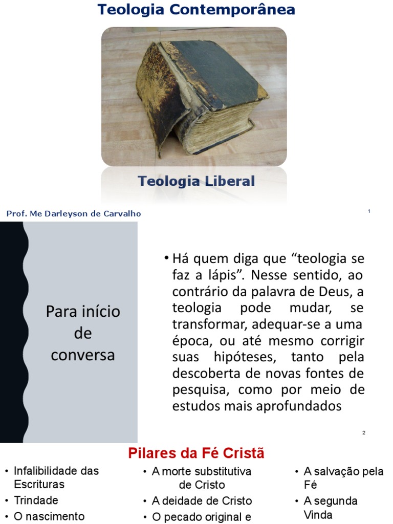 Teologia Liberal | PDF | Teologia | Deísmo