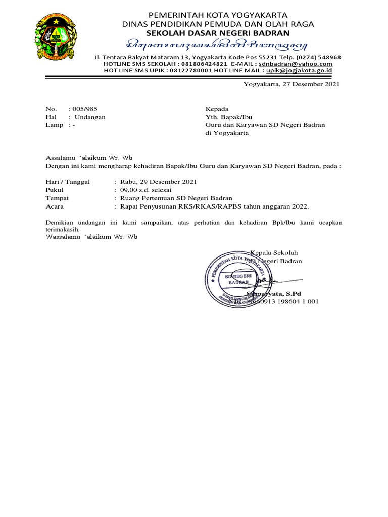 Butir 23 (Dokumen Rapat Penyusunan Rks-Rkas-Rapbs) | PDF