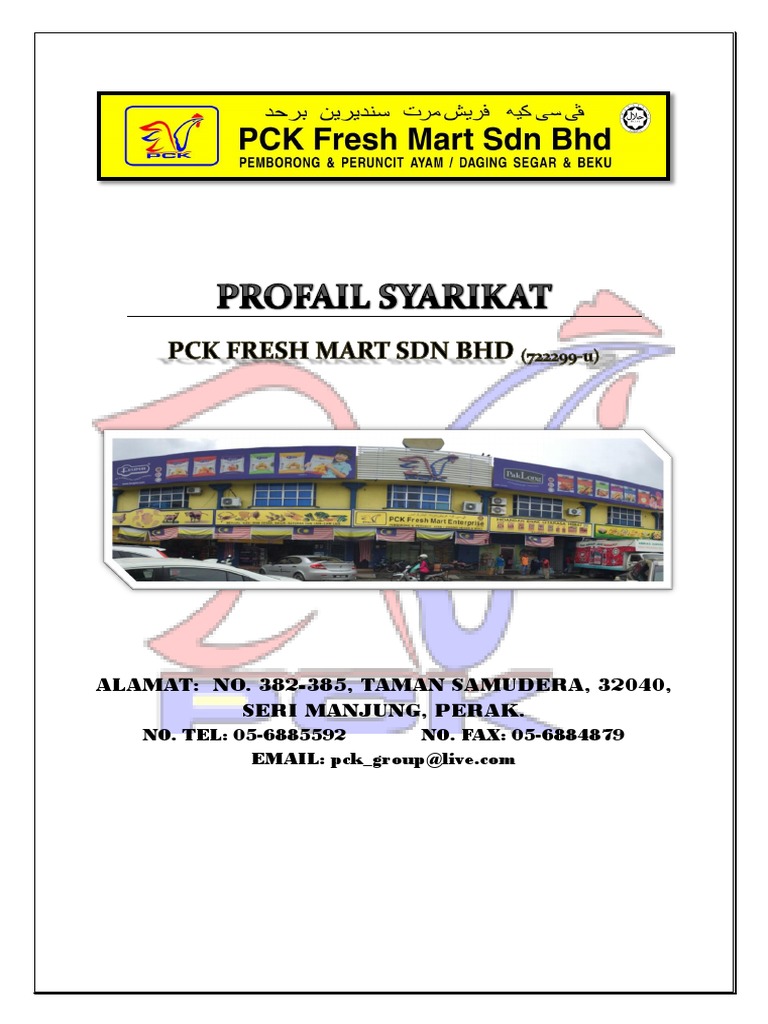 Profail Syarikat PCK Fresh Mart SDN BHD (Update 12.07.2022) | PDF