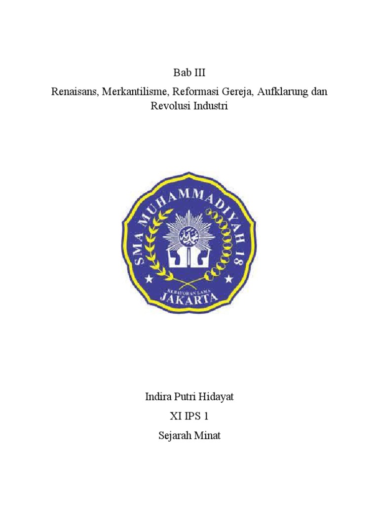 Sejarah Minat Indira Putri XI IPS 1 | PDF