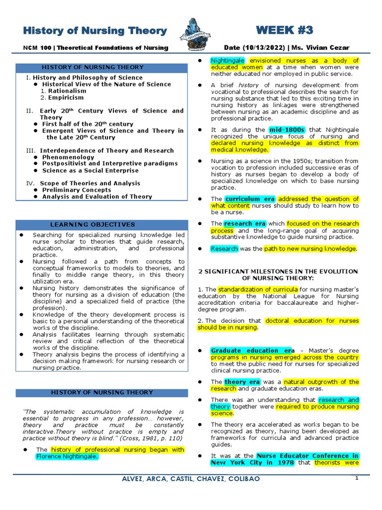 TFN Week 3 Highlighted 3 | PDF | Theory | Science