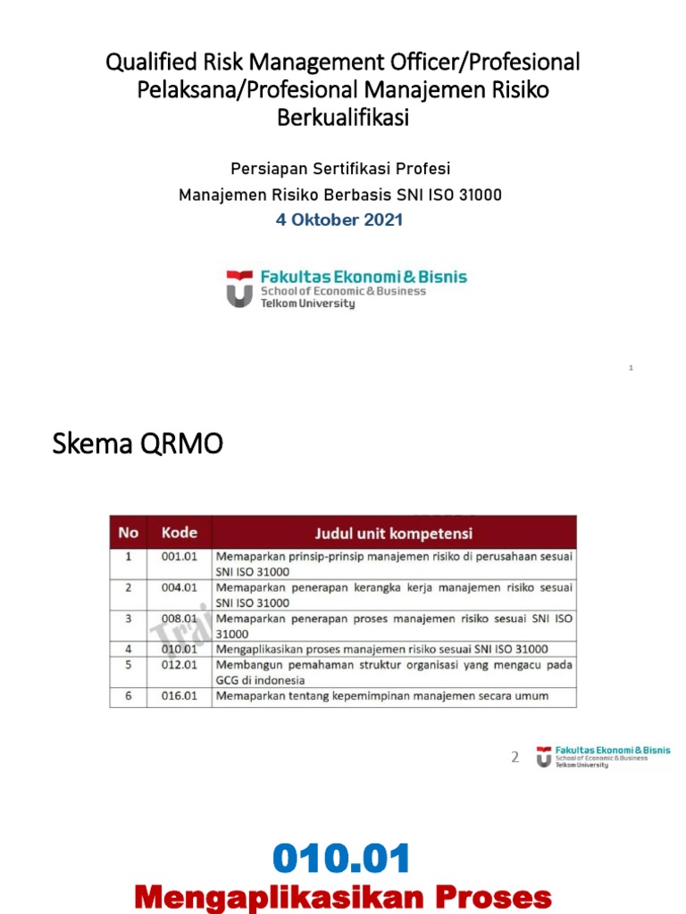 QRMO - Modul - Review Workbook Case Study 3 - 4 Oktober 2021 | PDF ...