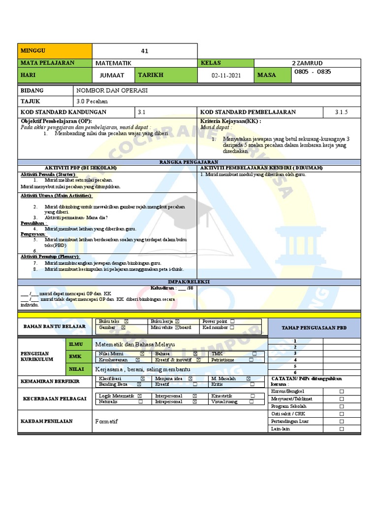 Contoh RPH New | PDF