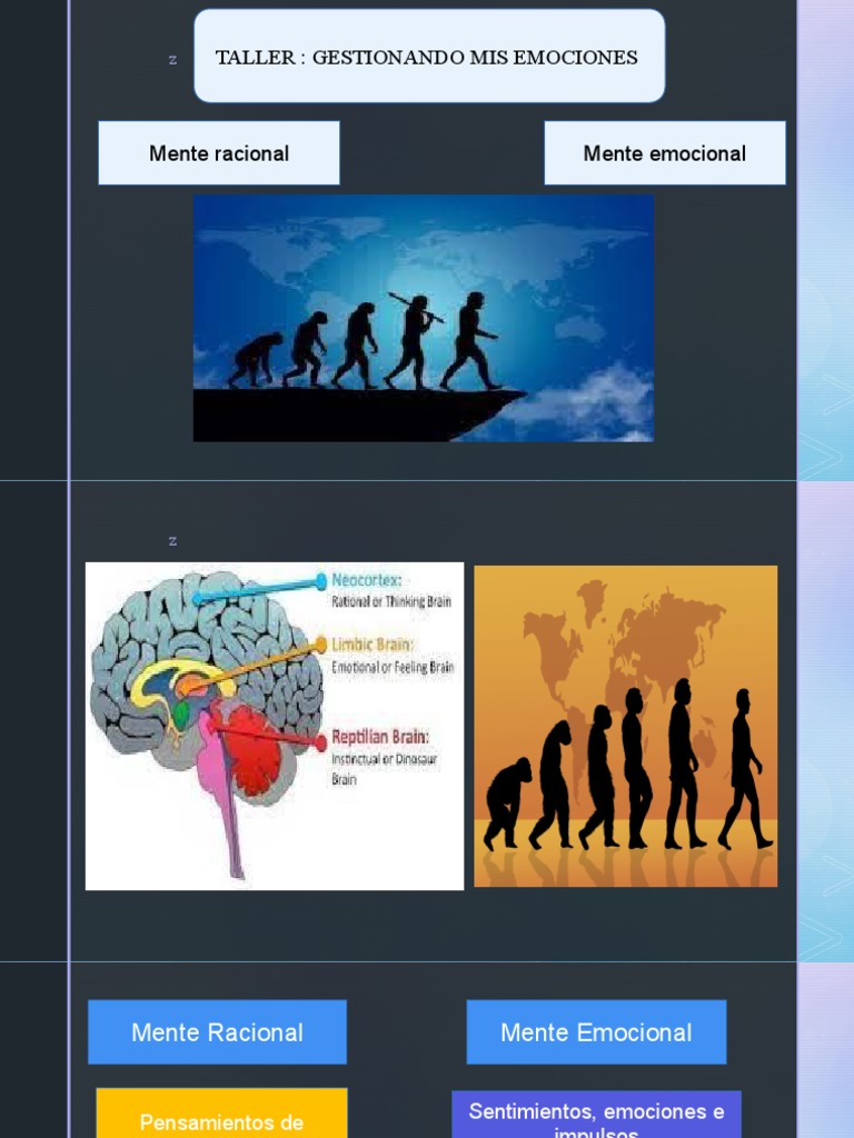 Taller Gestionando Mis Emociones Pdf Las Emociones Temor