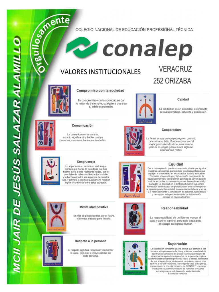 Valores Conalep | PDF
