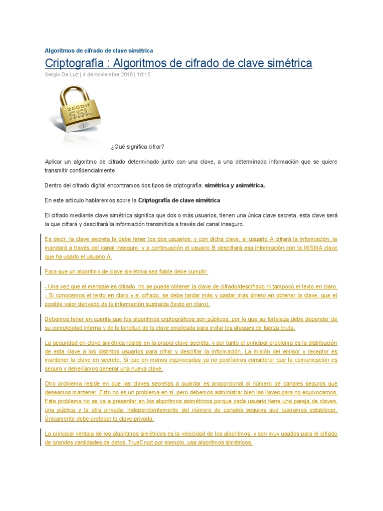 Criptografia | PDF | Clave (criptografía) | Criptografía de clave pública