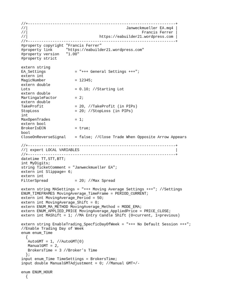 Janweckmueller EA | PDF | Subroutine | Parameter (Computer Programming)